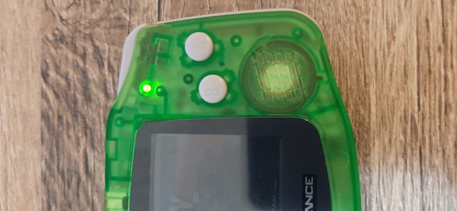 Nintendo GameBoy Advance Transparent Green | Game boy