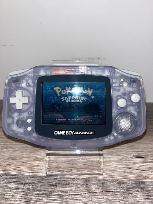 Nintendo GameBoy Advance Transparent Purple | Game boy