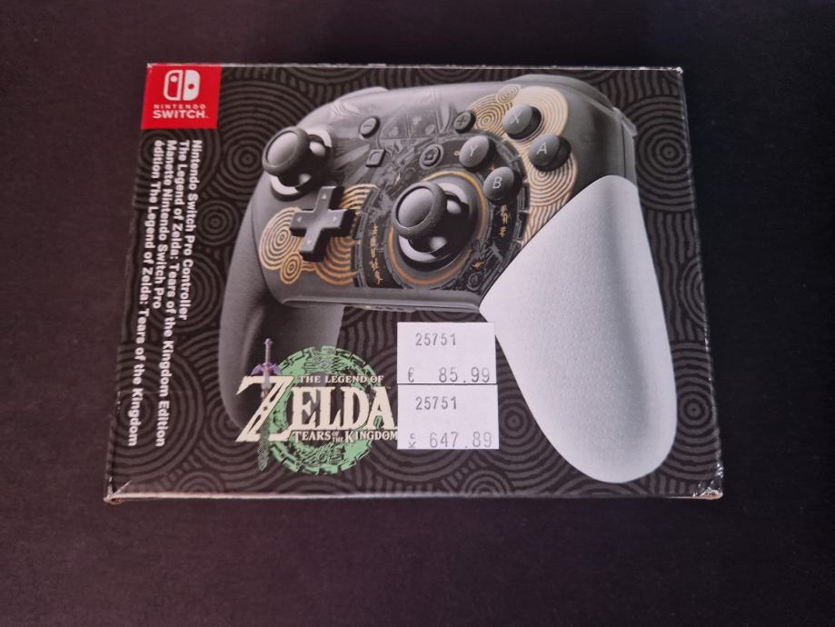 Nintendo Switch Pro Controller Legend of Zelda Tears of the Kingdom