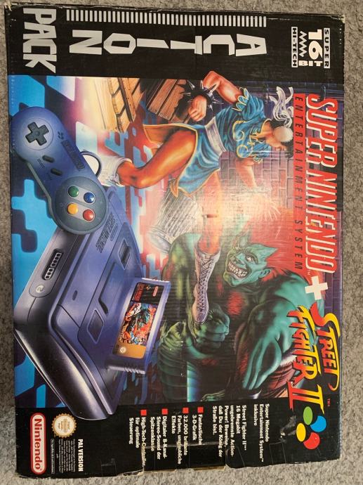 SNES / Super Nintendo konzola u originalnom pakiranju + igrica