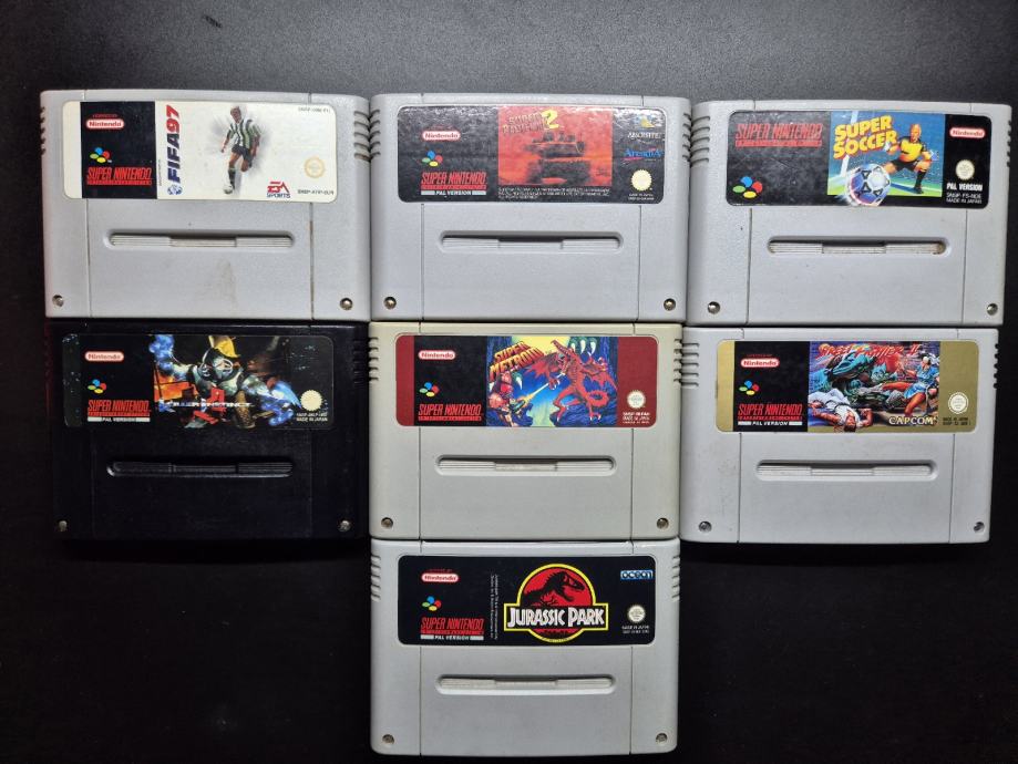 SNES Super Nintendo Original igre
