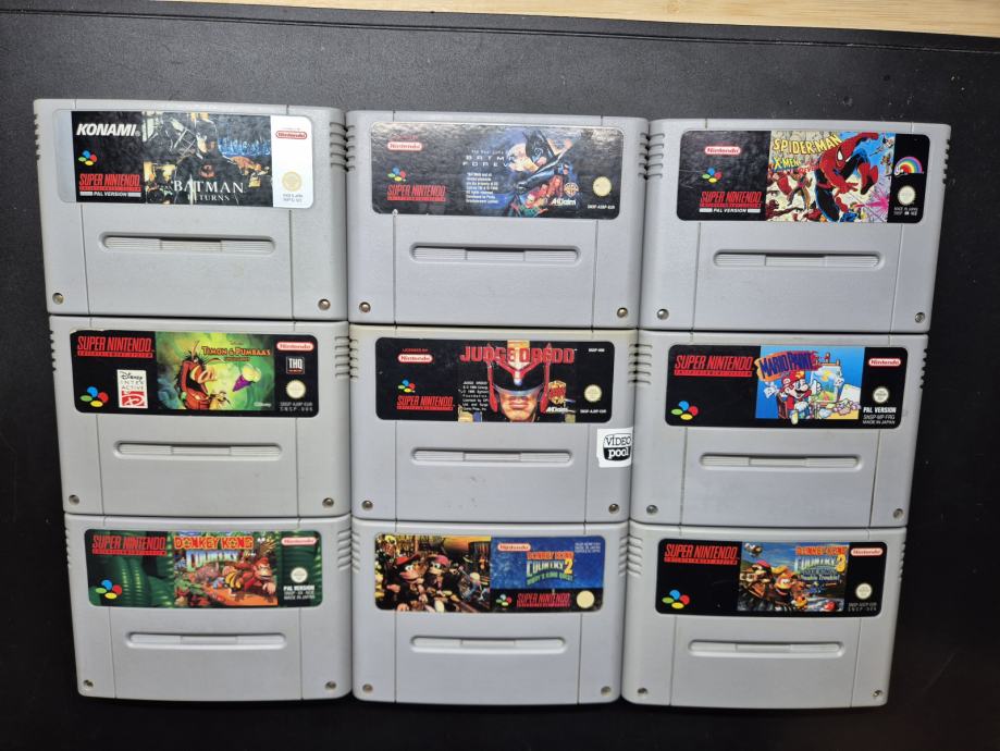 Super Nintendo SNES Original igrice