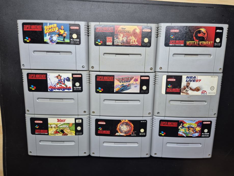 Super Nintendo SNES Original igrice