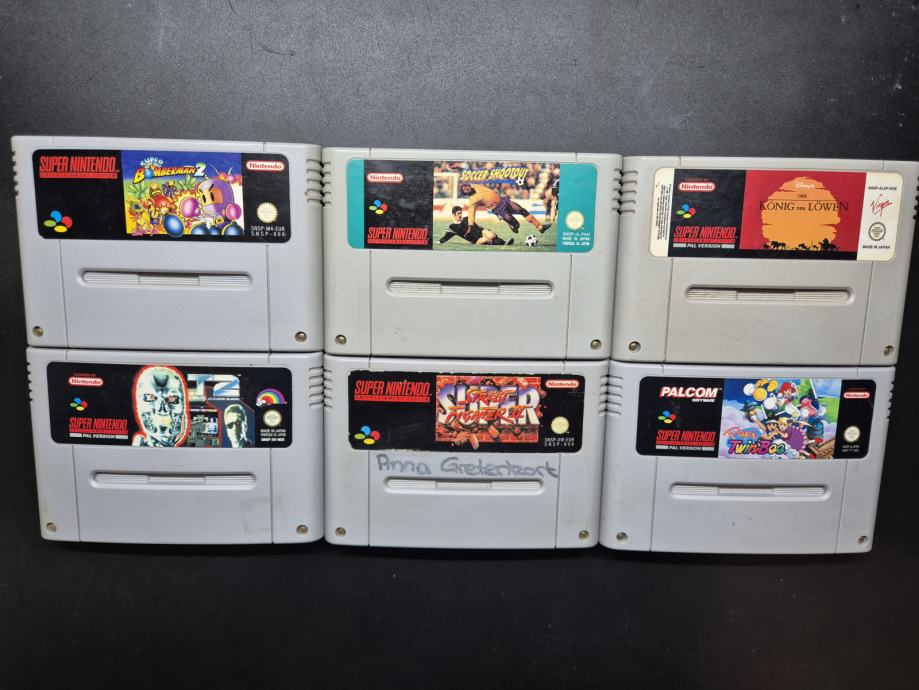Super Nintendo SNES Original igrice