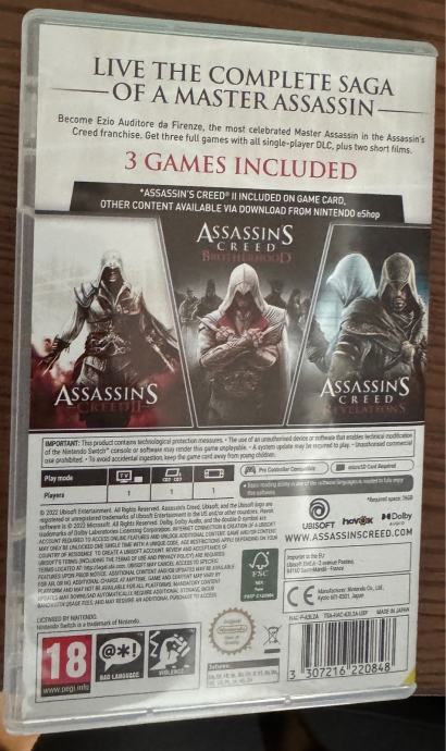 Assassin’s Creed The Ezio Collection igra za Nintendo Switch