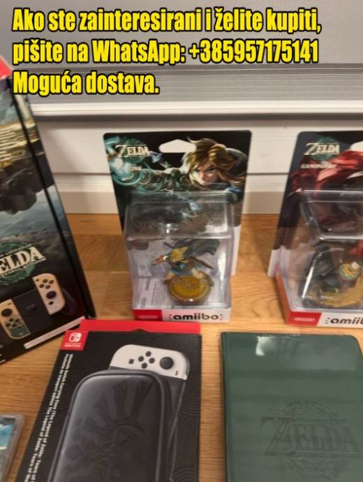 Nintendo OLED Zelda Tears Bundle TOTK Limited Switch 6 Controller