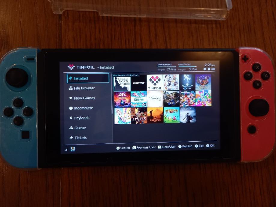 Nintendo Switch V1 modificiran + torbica