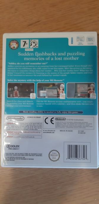 Another Code: R A Journey into Lost Memories za Wii, 10/10