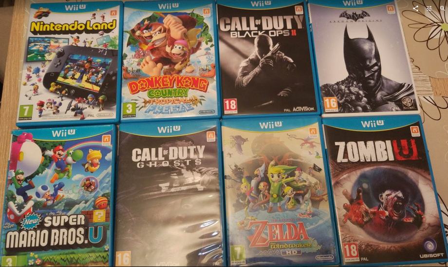 Wii U igre kolekcija
