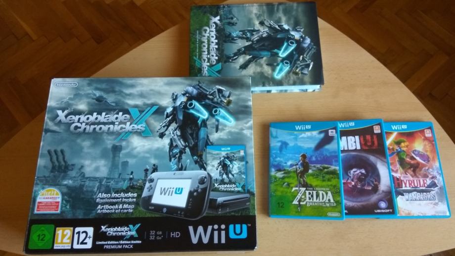 Nintendo Wii U + 4 igre