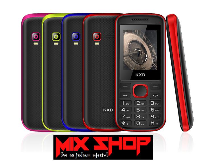 KXD C1 ROZI Dual sim/Duos/Ds TOP MOBITEL NA TIPKE + LED + RADIO *NOVO