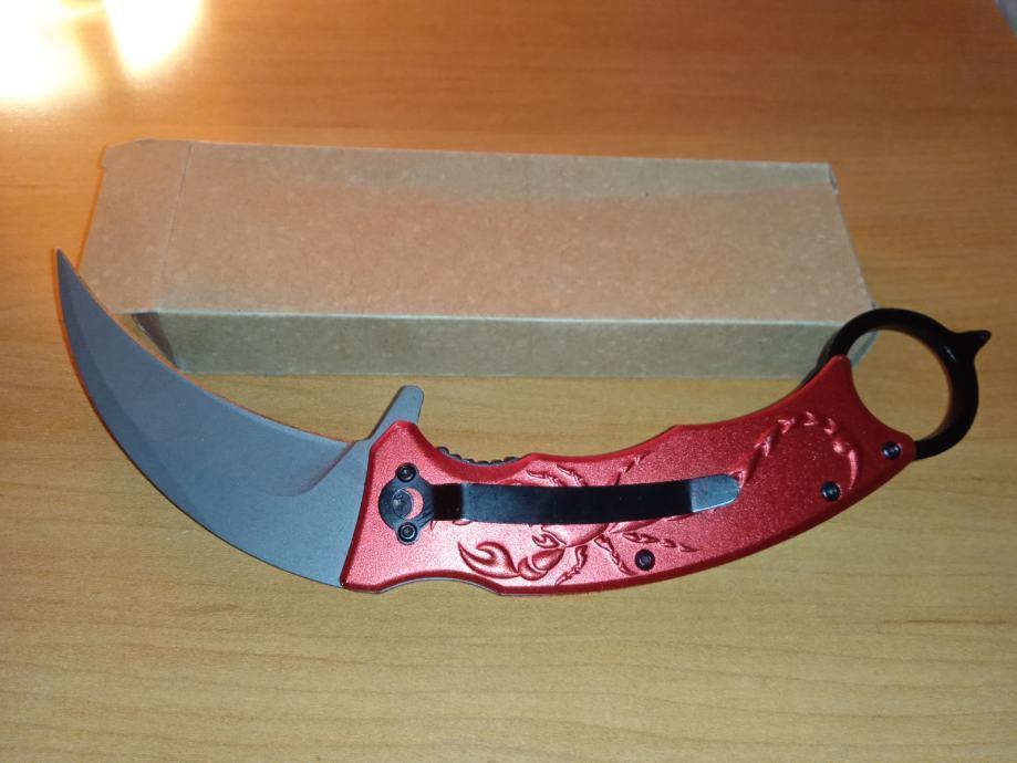 Karambit Cold Steel RED Scorpion F92 Folding Knife