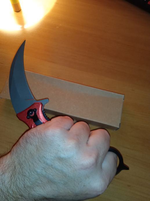 Karambit Cold Steel RED Scorpion F92 Folding Knife