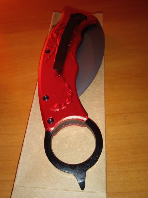 Karambit Cold Steel RED Scorpion F92 Folding Knife
