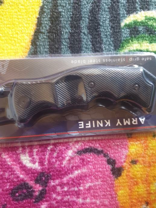 NES ALPINE ARMY sklopivi VOJNI nož za preživljavanje, NOV, zapakiran!!