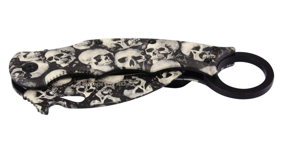 Preklopni Karambit nož Grey Skeleton FOX FA30