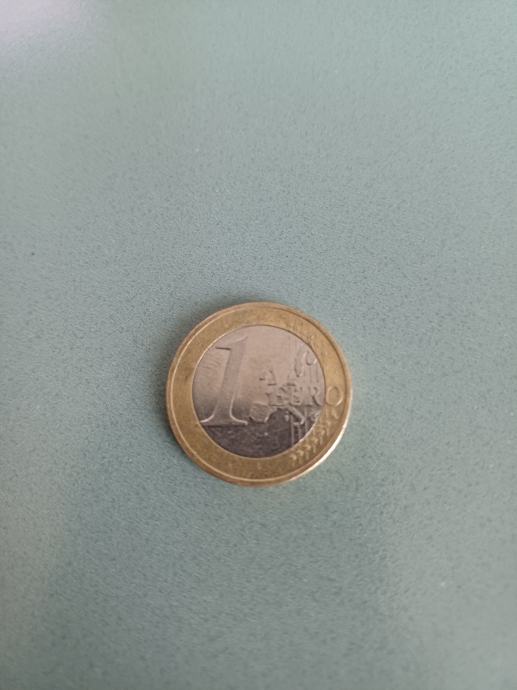 1 Euro kovanica rijetka Grčka 2002