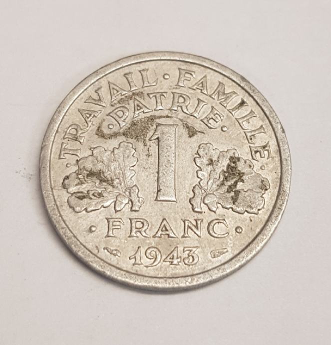 1 FRANC 1943