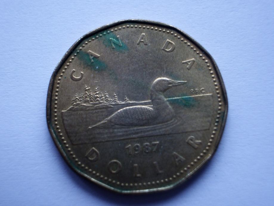 1 KANADSKI DOLAR - 1987. godina