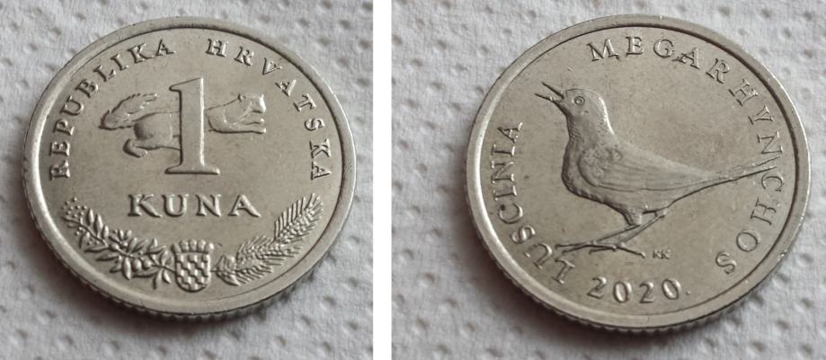 1 kuna - 2020. godina