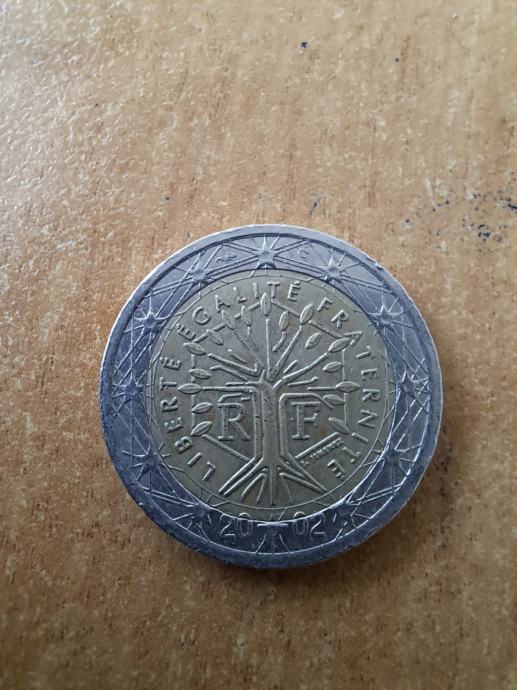 2 eura 2002 Francuska