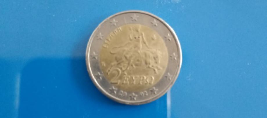 2 eura Grčka 2002 S