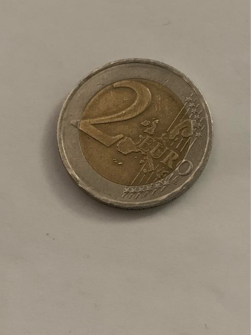 2 EURA JAKO RIJETKA KOVANICA OD 2 EURA AUSTRIJA Berthe von Suttne 2002