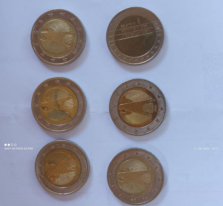 2 eura -rijetke kovanice