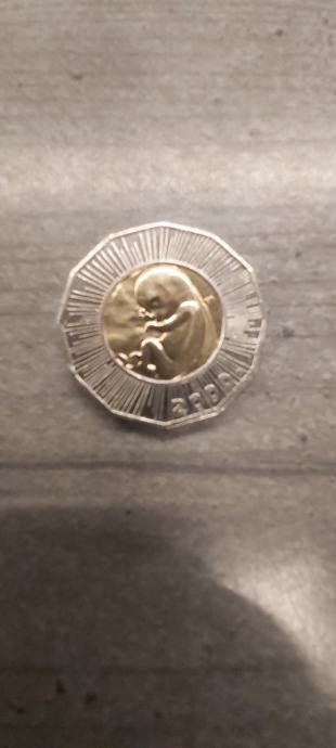 25 kuna kovanica FETUS +++++beba 2000