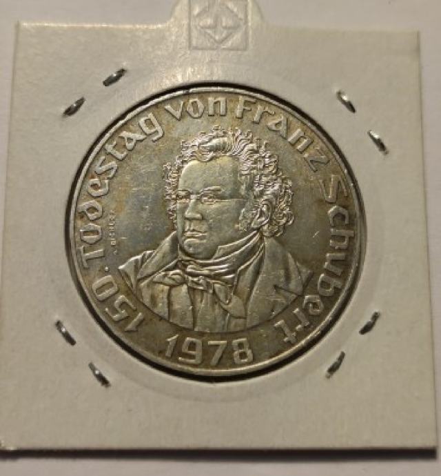 50 Schilling 1978, 150. todestag von Franz Schubert