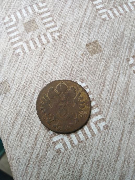 bakreni novčić iz 1800 te god