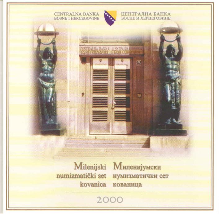 BIH - MILENIJSKO IZDANJE KOVANICA - 2000 - UNC