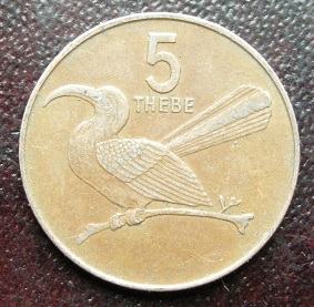 BOTSWANA 5 THEBE 1991