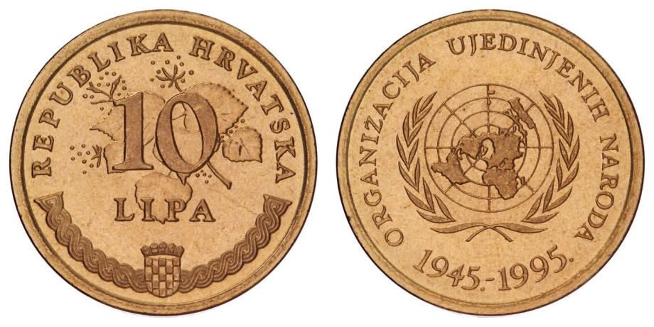 CROATIA 10 lipa 1995 / United Nations / UNC (Ref.br. K-100.320)