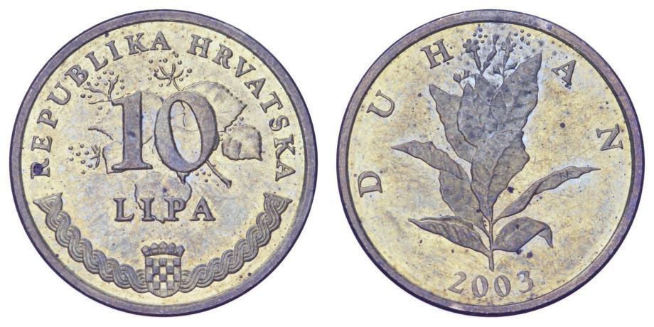 CROATIA 10 lipa 2003 / Croatian text / XF- (Ref.br. K-004.599)