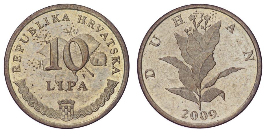 CROATIA 10 lipa 2009 / Croatian text / XF (Ref.br. K-002.678)