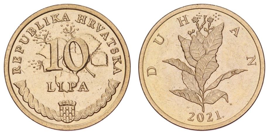 CROATIA 10 lipa 2021 / Croatian text / UNC- (Ref.br. K-005.007)