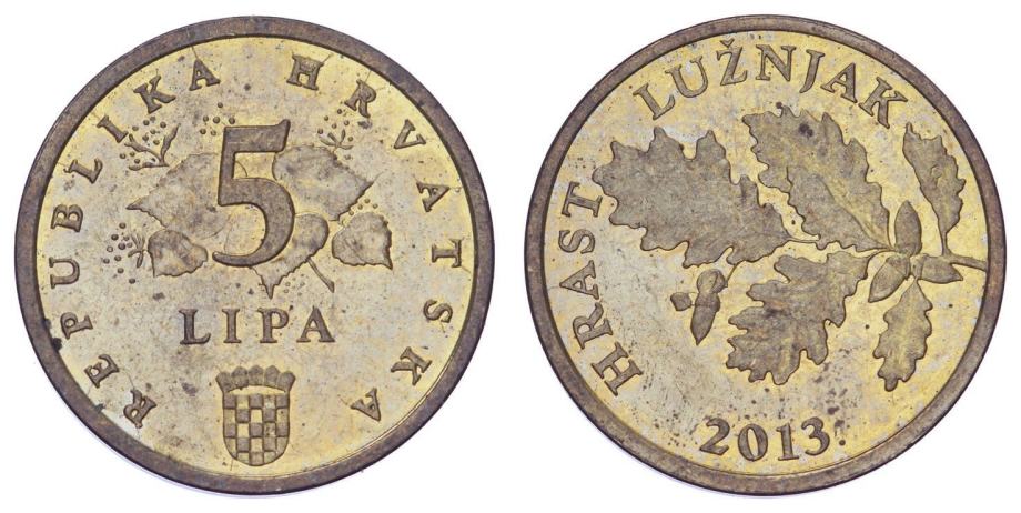 CROATIA 5 lipa 2013 / Croatian text / XF+ (Ref.br. K-002.457)