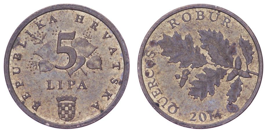 CROATIA 5 lipa 2014 / Latin text / VF (Ref.br. K-004.045)