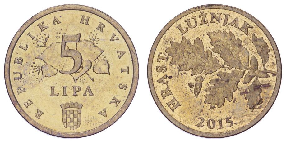 CROATIA 5 lipa 2015 / Croatian text / XF (Ref.br. K-002.489)