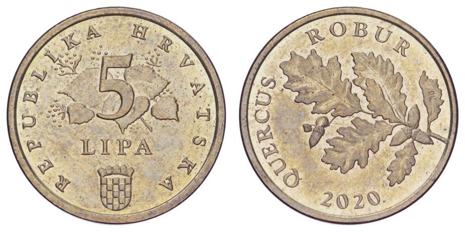 CROATIA 5 lipa 2020 / Latin text / XF+ (Ref.br. K-003.998)