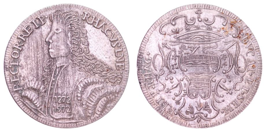 CROATIA Dubrovnik Ragusa 1972 Silver token / 3,50 g / 22 mm / VF (Ref.
