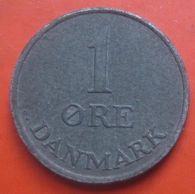 DENMARK 1 ORE 1967
