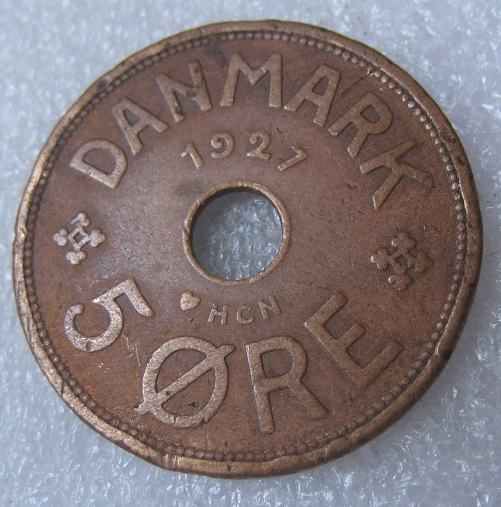DENMARK 5 ORE 1927