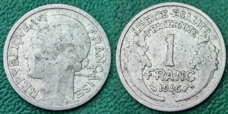 France 1 franc, 1946