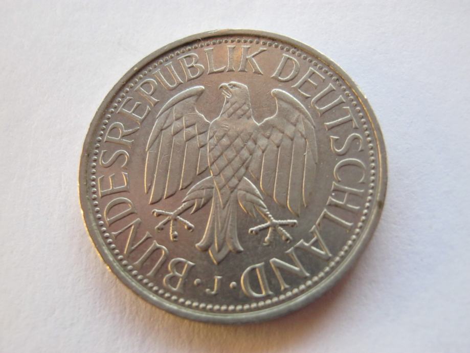 Germany 1 deutsche mark 1990. (1950.-2001.) KM#110