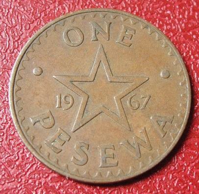 GHANA 1 PESEWA 1967