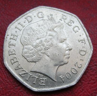 GREAT BRITAIN 50 Pence 2004
