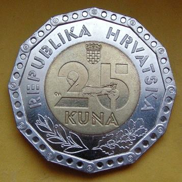 Hrvatska 25 Kuna 2021
