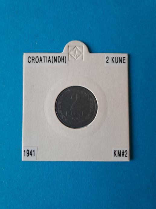 Hrvatska (NDH) 2 Kune 1941 UNC